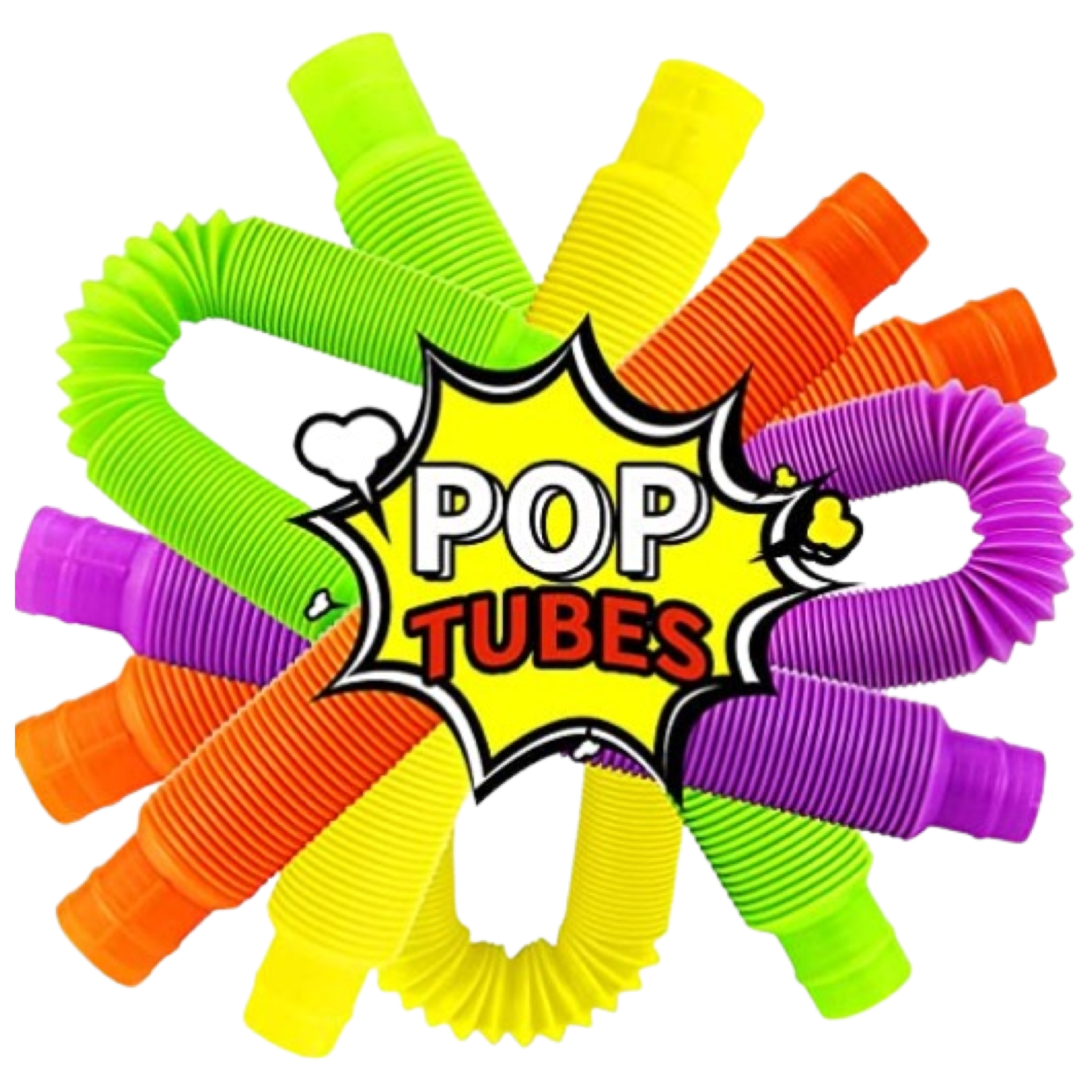 Pop Tubes - 3 Pack – Fidget Toys Plus