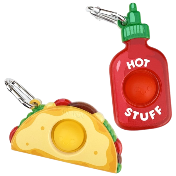 BFF Taco and Hot Sauce Dimple – Fidget Toys Plus