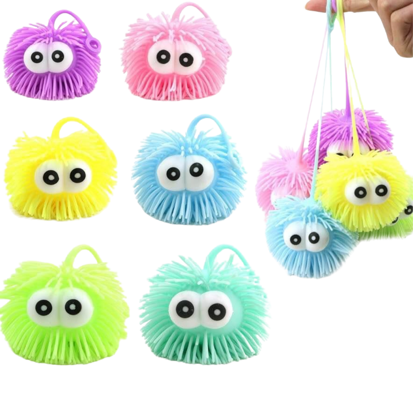 Stretchy Puffer Balls (LED lights) – Fidget Toys Plus