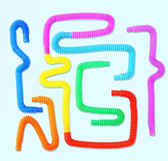 Mini Pop Tubes 3-Pack – Fidget Toys Plus