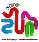 Pop Tubes - 3 Pack – Fidget Toys Plus