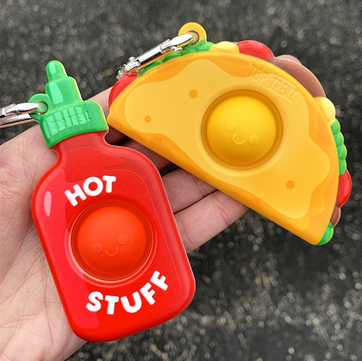 BFF Taco and Hot Sauce Dimple – Fidget Toys Plus